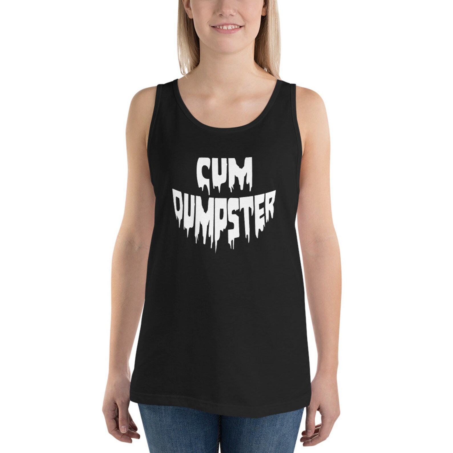 Cum Dumpster Tank Top Cumdumpster Tank Cum Receptacle Cum Etsy