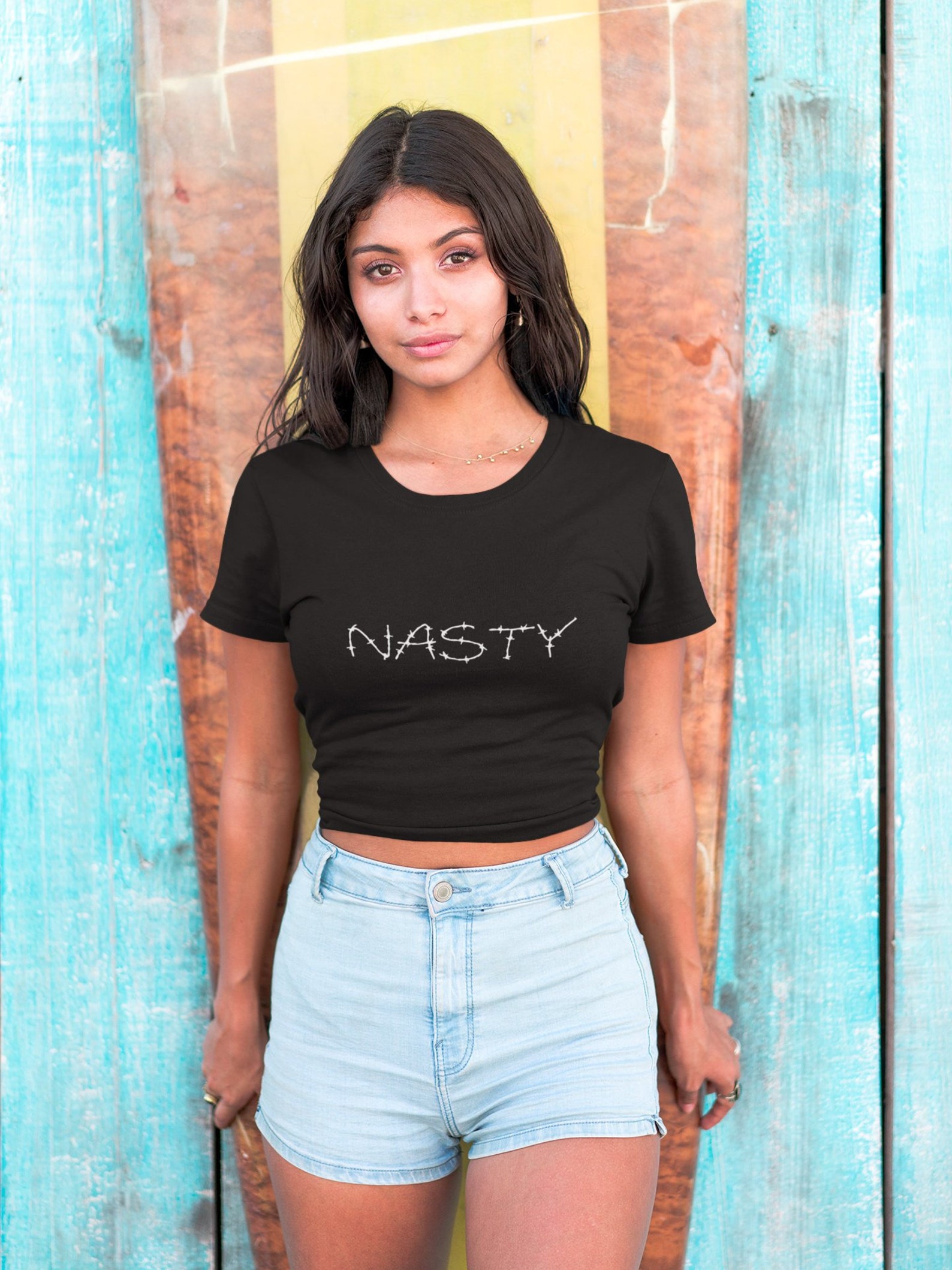 Nasty Crop Top Shirt Sexy Slutty Bdsm Ddlg Goth Freak Etsy