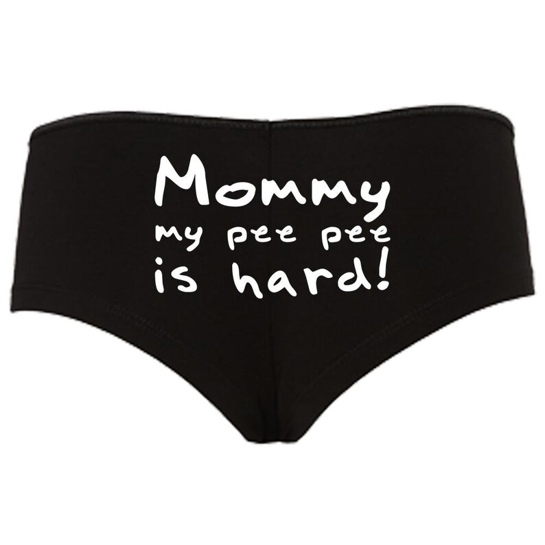 Mommy My Pee Pee is Hard Boyshorts MDLB Clothing Panties - Etsy
