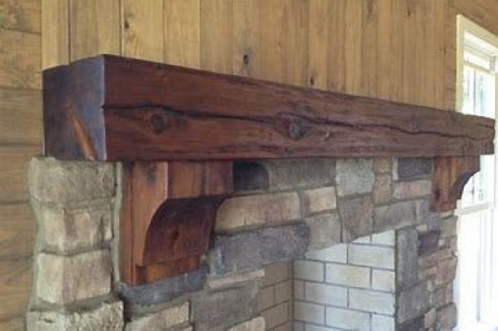Oak Barn Beam Mantels, Custom Built Fireplace Mantles Built to Order ...