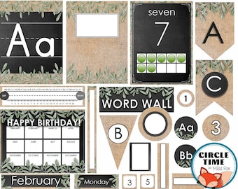 Farmhouse Classroom Decor - Etsy