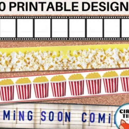 Printable Hollywood Classroom Decor Movie Theme Classroom - Etsy
