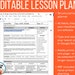 EDITABLE Lesson Plan Template in Google Docs, Digital Lesson Planner ...
