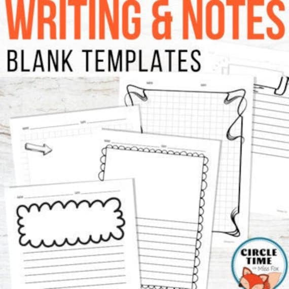 Blank Journal Paper Template