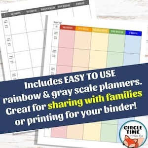 Google Docs Lesson Plan Template EDITABLE, Weekly Teacher Planner ...
