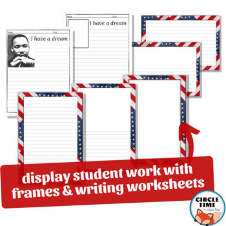 I Have a Dream Bulletin Board Ideas for February, Black History Month ...