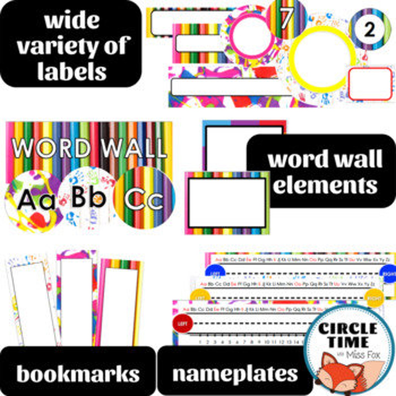 Printable Art Classroom Decor, Art Theme Elementary Classroom ...