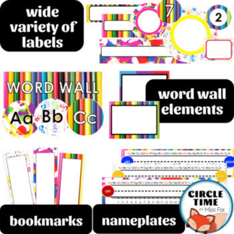 Printable Art Classroom Decor, Art Theme Elementary Classroom ...