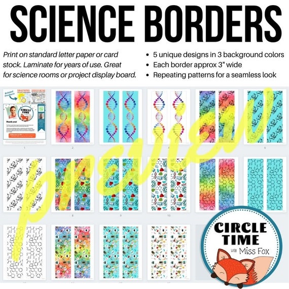 Chemistry Borders