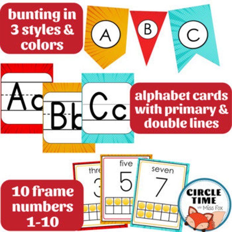 Printable Superhero Classroom Decor, Superhero Decor, Superhero ...