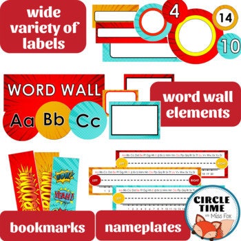 Printable Superhero Classroom Decor, Superhero Decor, Superhero ...