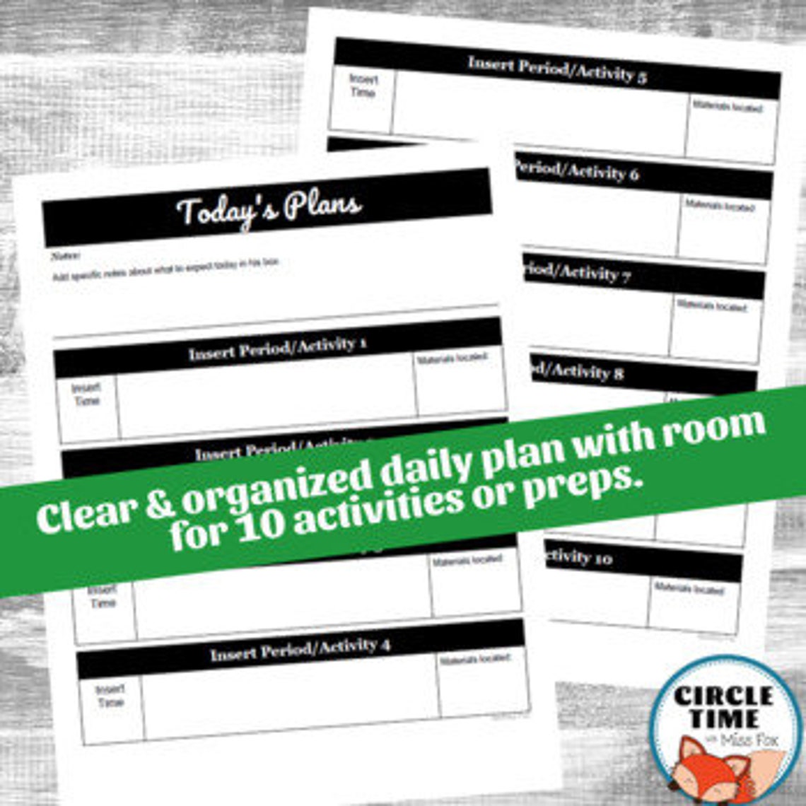 Editable Sub Plans, Substitute Teacher Plans, Sub Plan Template, Casual ...