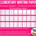 Printable Elementary Writing Paper, Wide Ruled and Primary Lined Paper ...