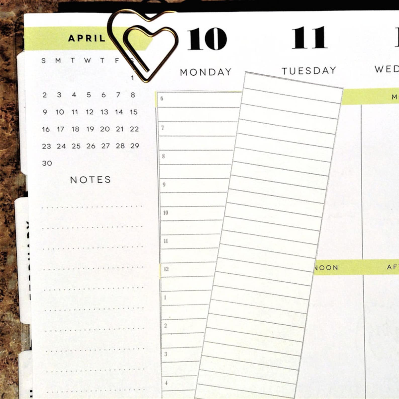 Hourly & Lined Stickers for Time Blocking Planner - Hack Your Happy ...