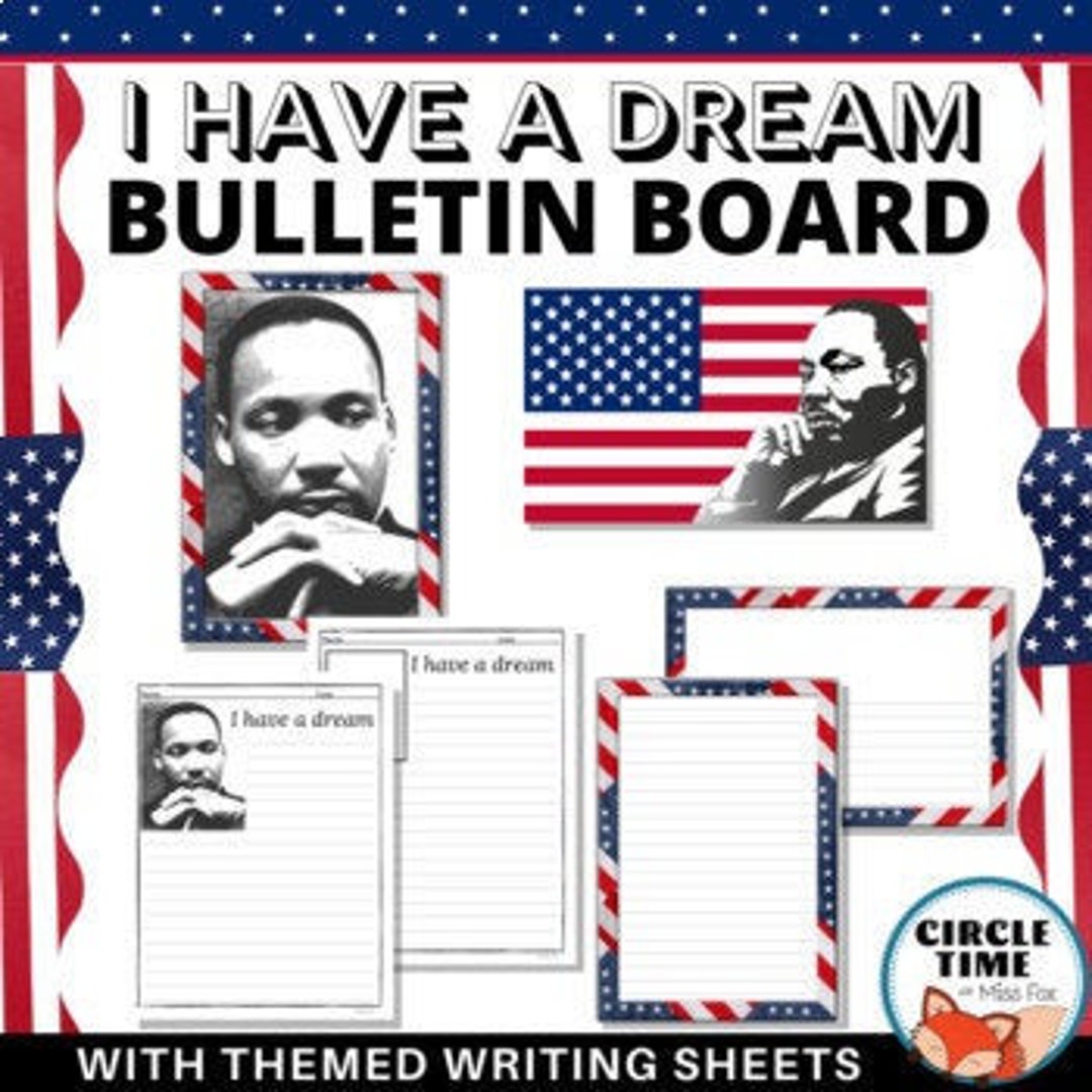I Have a Dream Bulletin Board Ideas for February, Black History Month ...