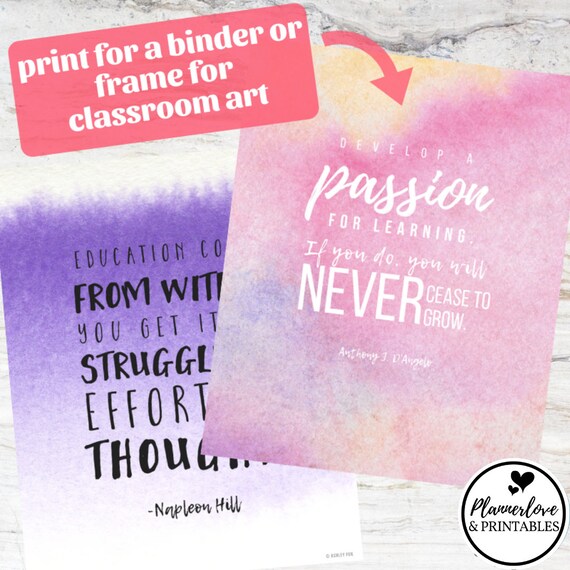 Printable Binder Quotes Valentine Bookmark Printable Design. Love