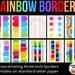 Printable Bulletin Board Borders, Rainbow Classroom Decor, Classroom ...