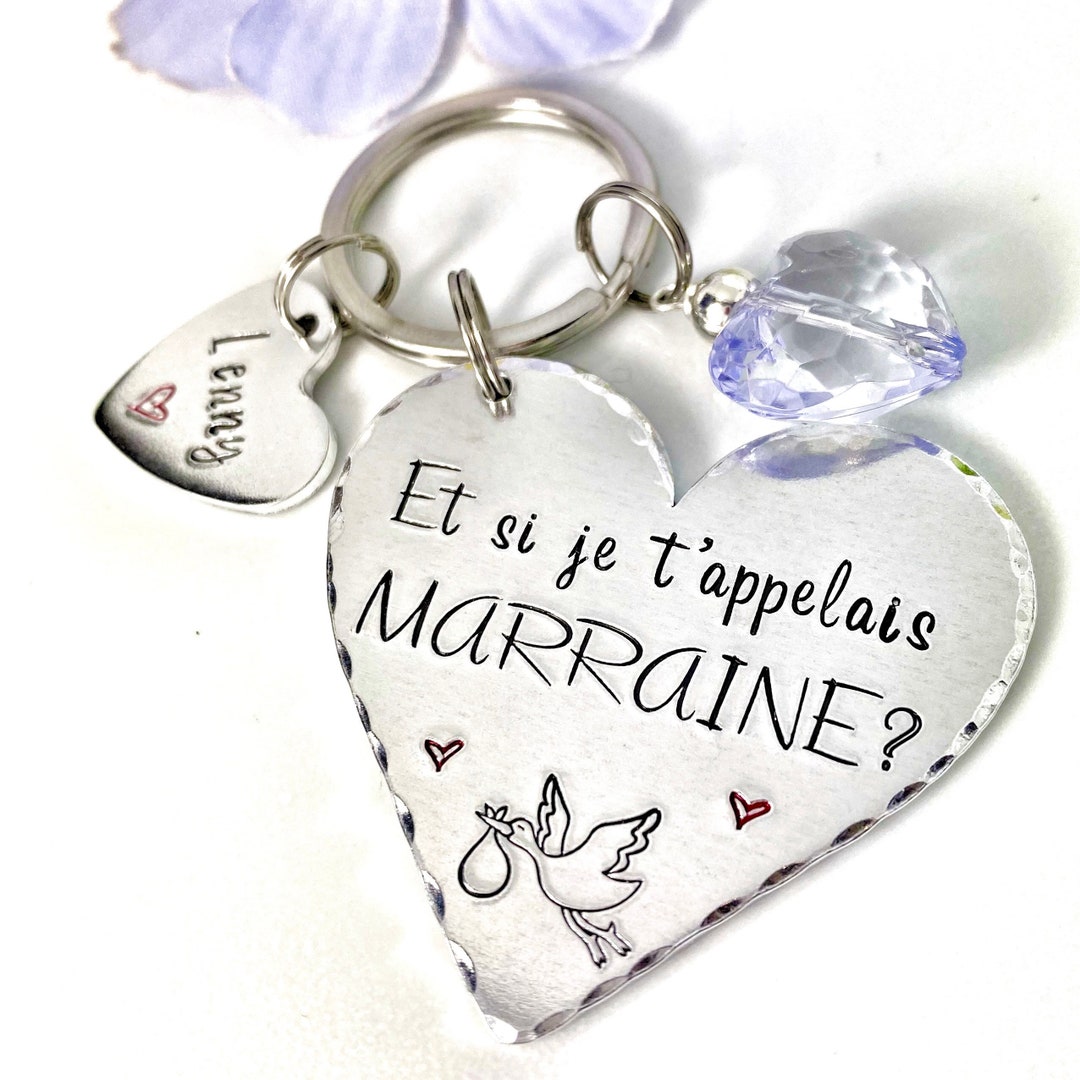 French Marraine Schlüsselanhänger, Marraine Cadeau, Marraine Porte Clé ...