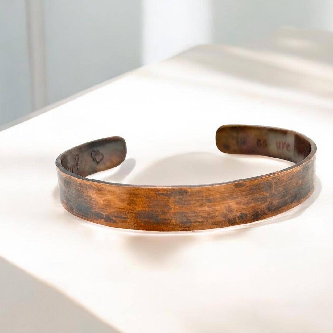 Mens Copper Cuff, Copper Jewellery for Men, Gift Father's Day ...