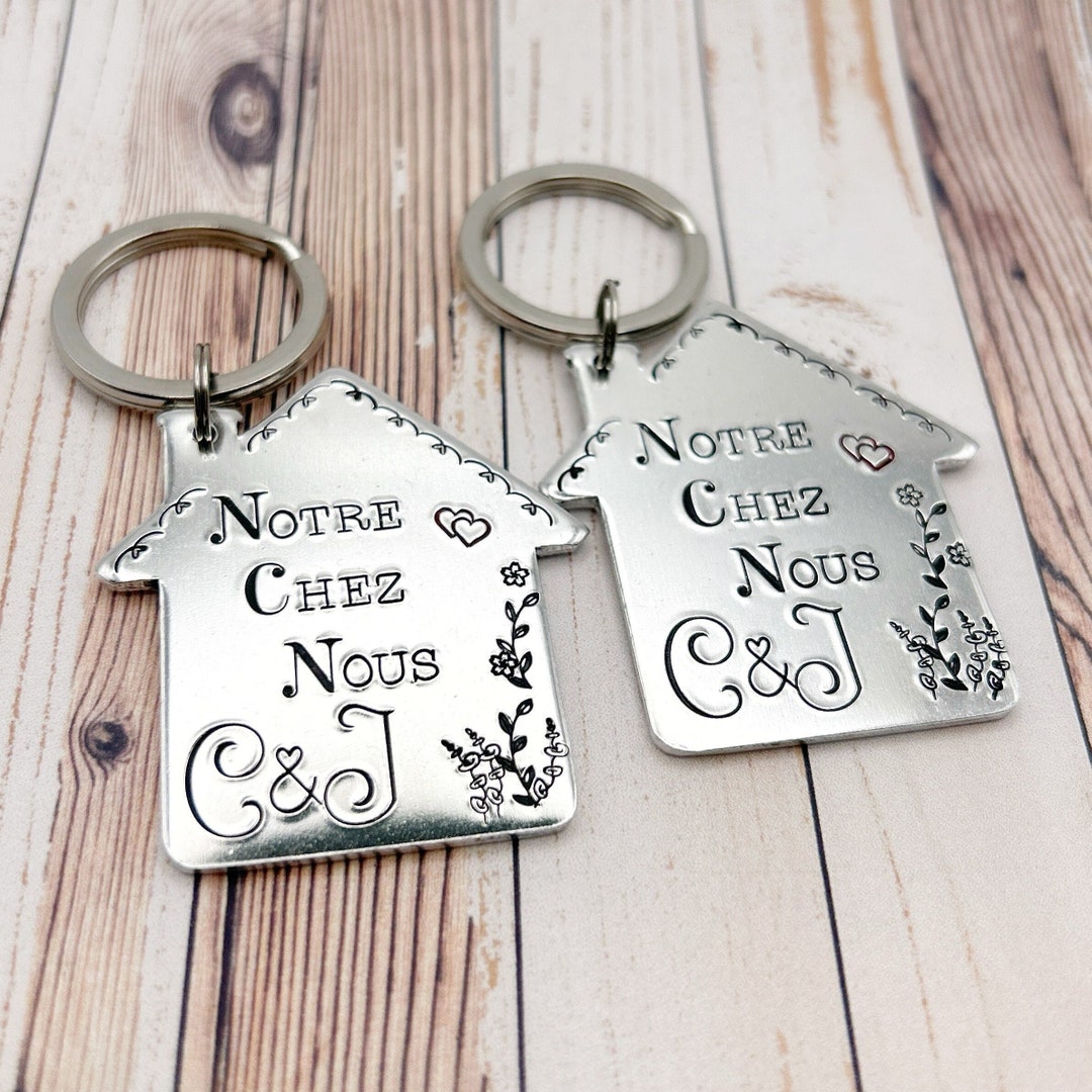First New Home House Keychain, Home is Where the Heart Is, Gift New ...