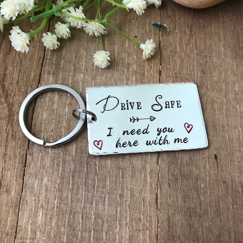 Drive Safe Keyring Keychain New Driver Keychain Present | Etsy