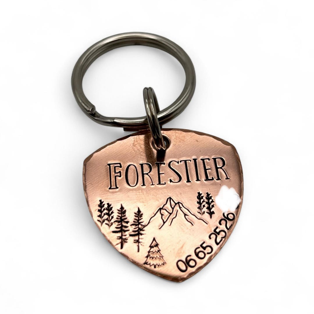 Copper Dog Tag Medal - Custom Dog Tag - Original Dog Tags - Mountains ...