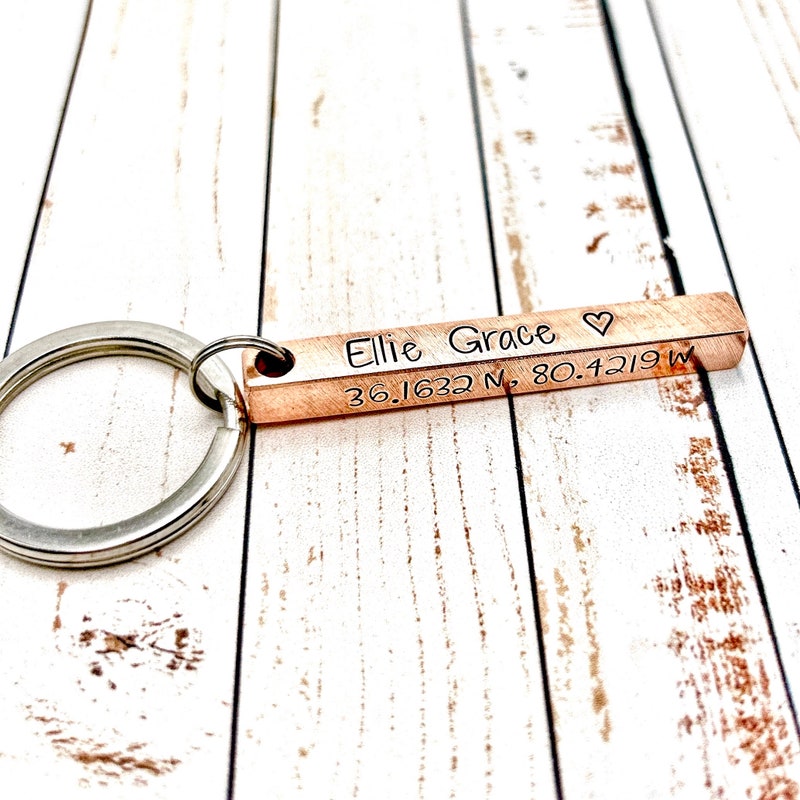 Copper Keyring - Etsy UK