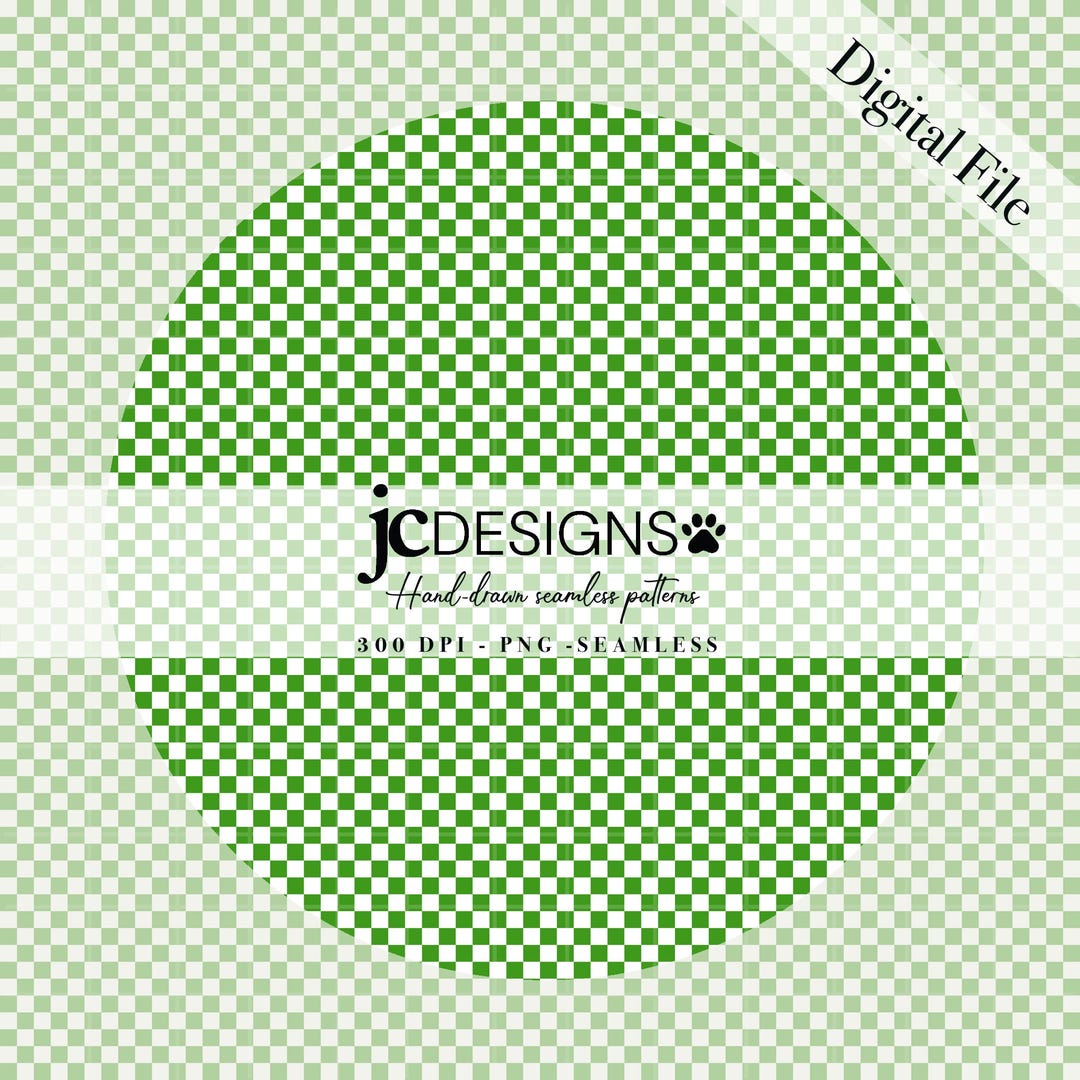 Patrón de cuadros verdes sin costuras, dibujo a mano, descarga digital ...