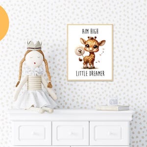 Digital Download - Little Inspirations Print Set of 3: Owl, Giraffe ...