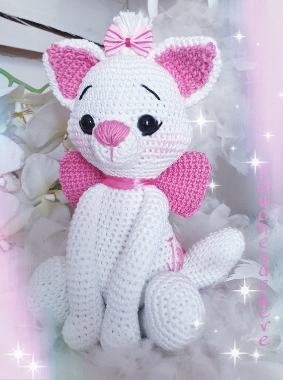 Crochet Pattern Tutoriel Amigurumi Chat Mary explication au | Etsy France