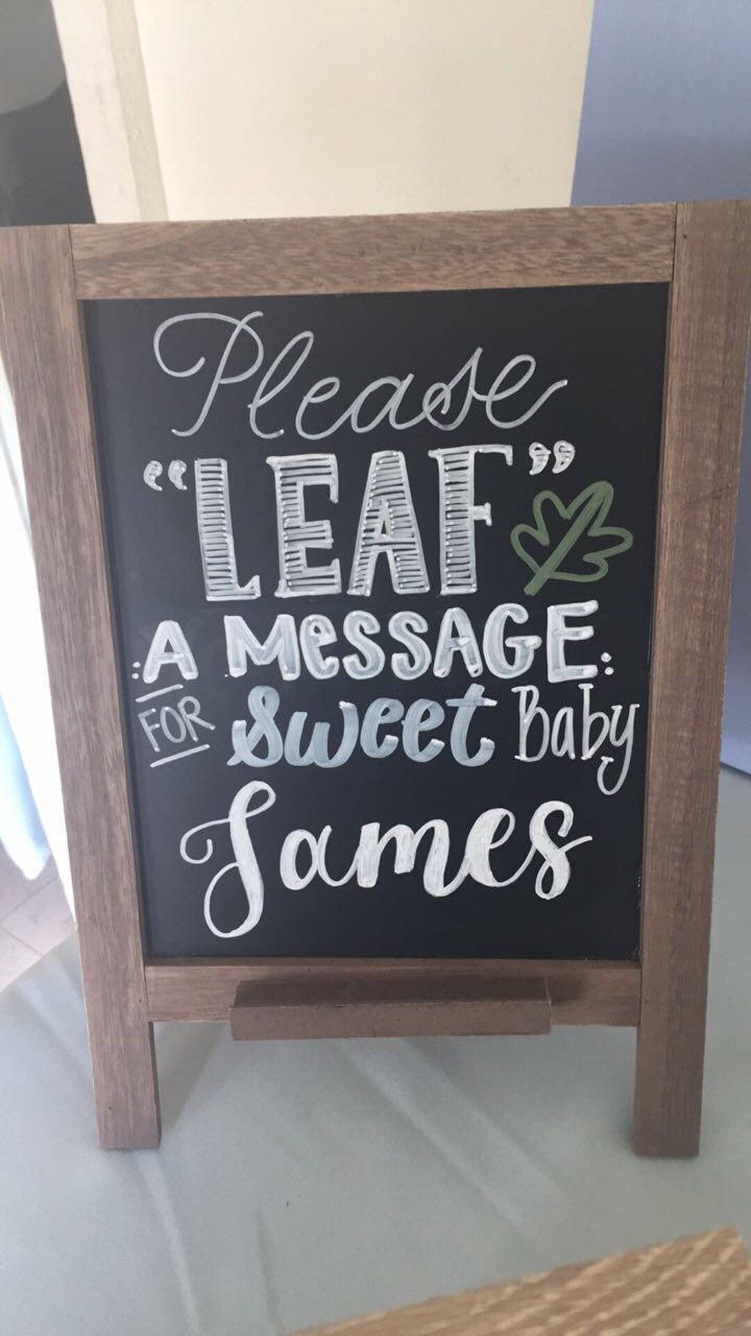Table Top Chalkboard Sign - Etsy