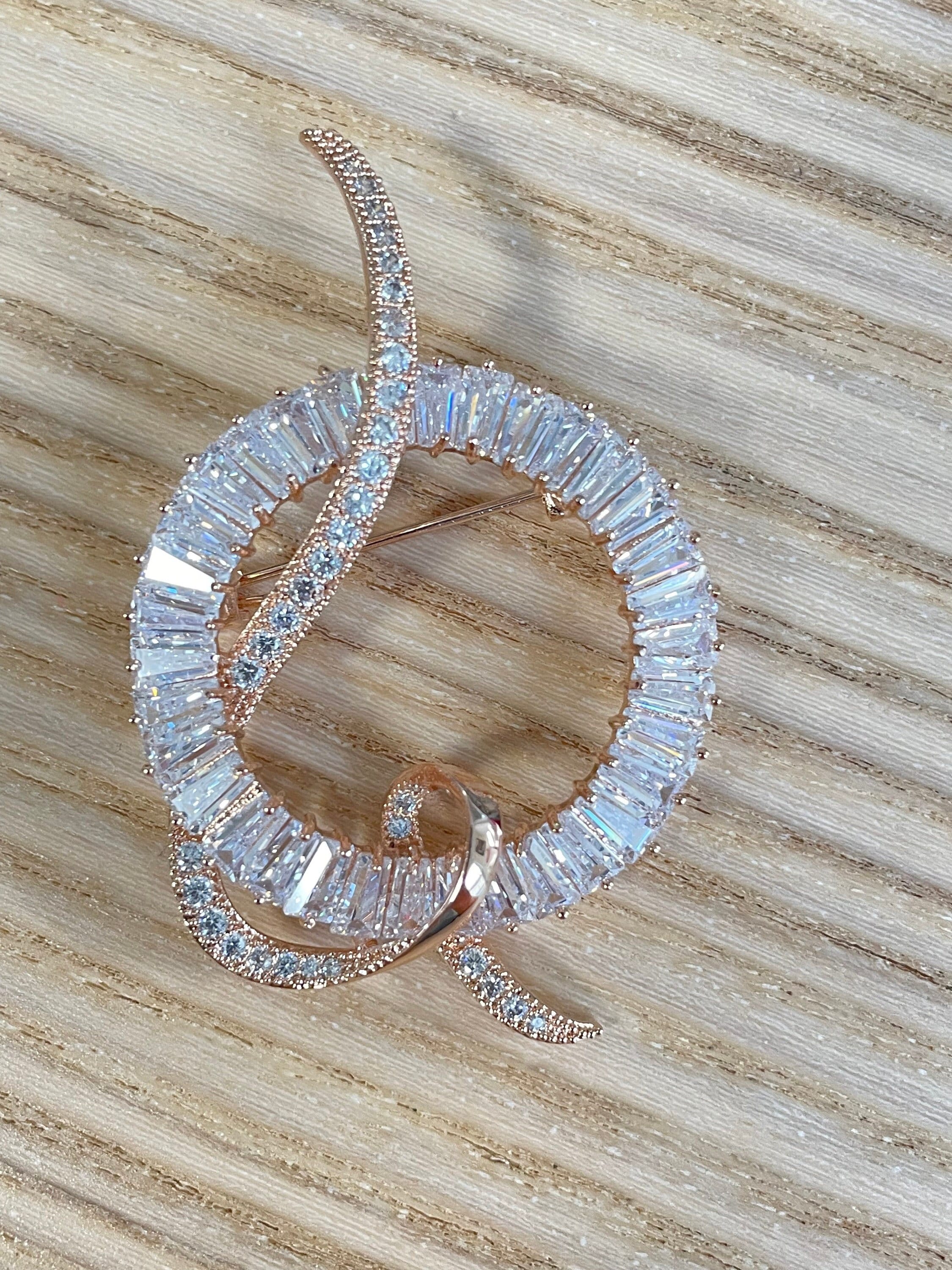 Austrian Crystal Brooch Pin for Women - Etsy
