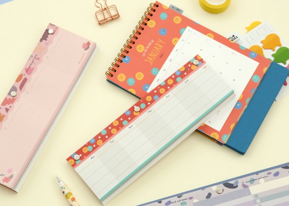 Desk Stand Scheduler / Planner | Etsy