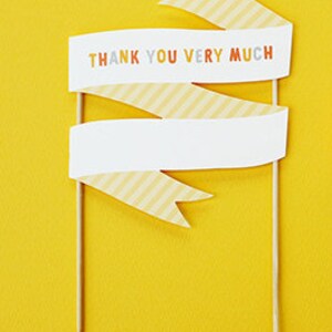 Message Cake Topper / Cake Topper / Paper Topper / Message | Etsy