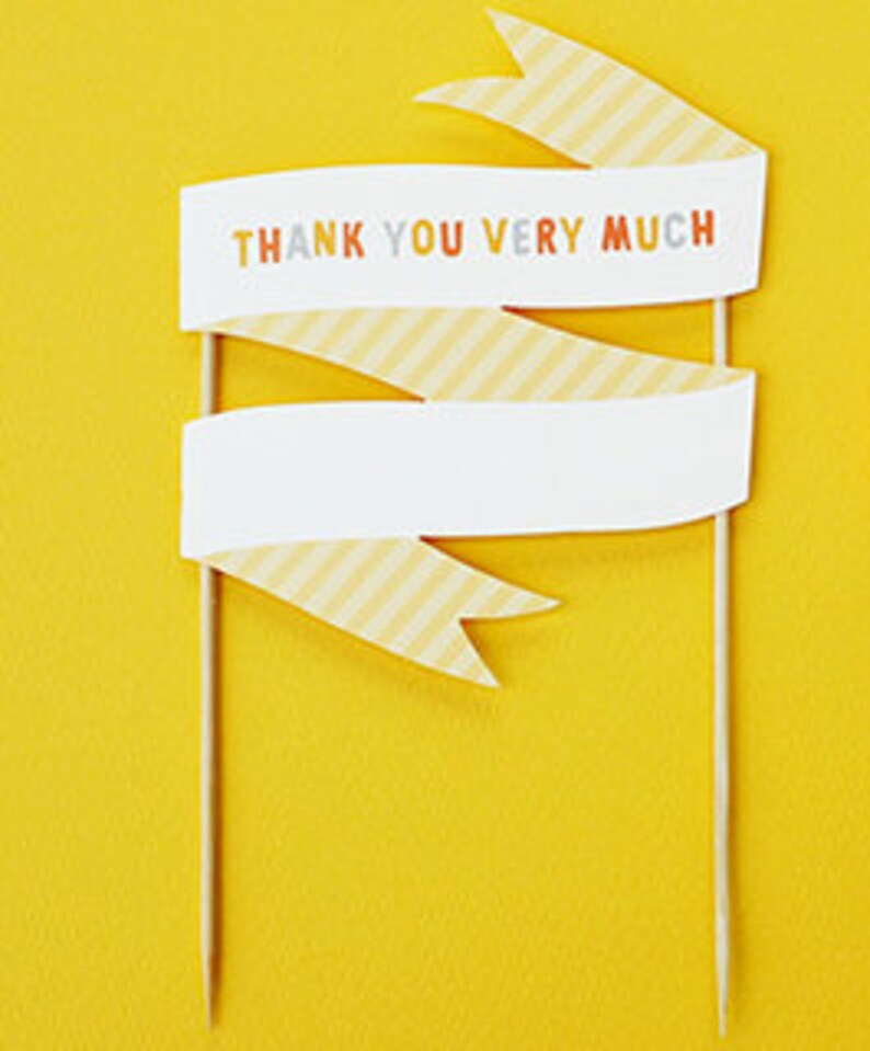 Message Cake Topper / Cake Topper / Paper Topper / Message | Etsy