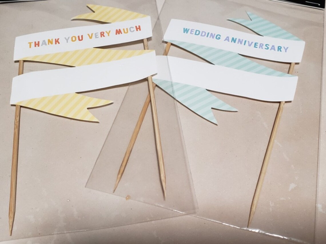 Message Cake Topper / Cake Topper / Paper Topper / Message | Etsy