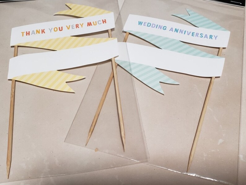 Message Cake Topper / Cake Topper / Paper Topper / Message | Etsy