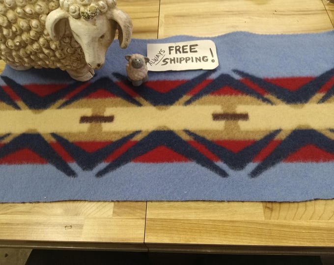 Pnw Wool Southwesternwool. "remnant" Fabric Blanket Wt. Piece Native ...