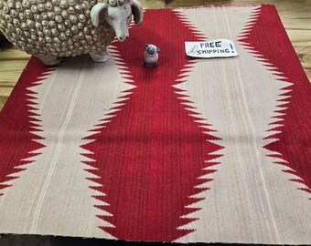 Pnw Wool Southwesteren Wool remnant Fabric Blanket Wt. Piece Native ...