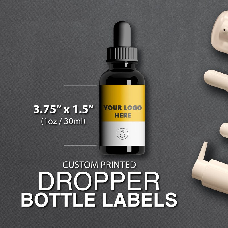 Dropper Bottle Label - Etsy