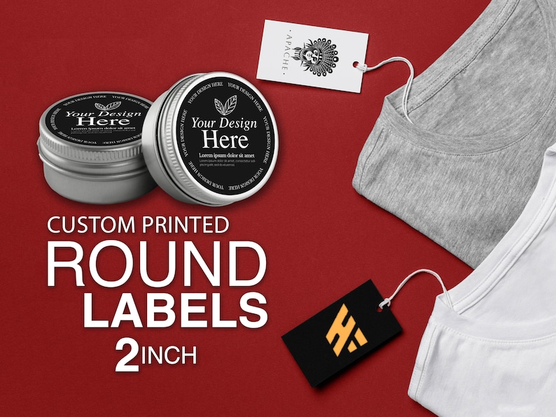 2 Inch Round Labels, Custom Labels, Custom Stickers, Round Stickers ...
