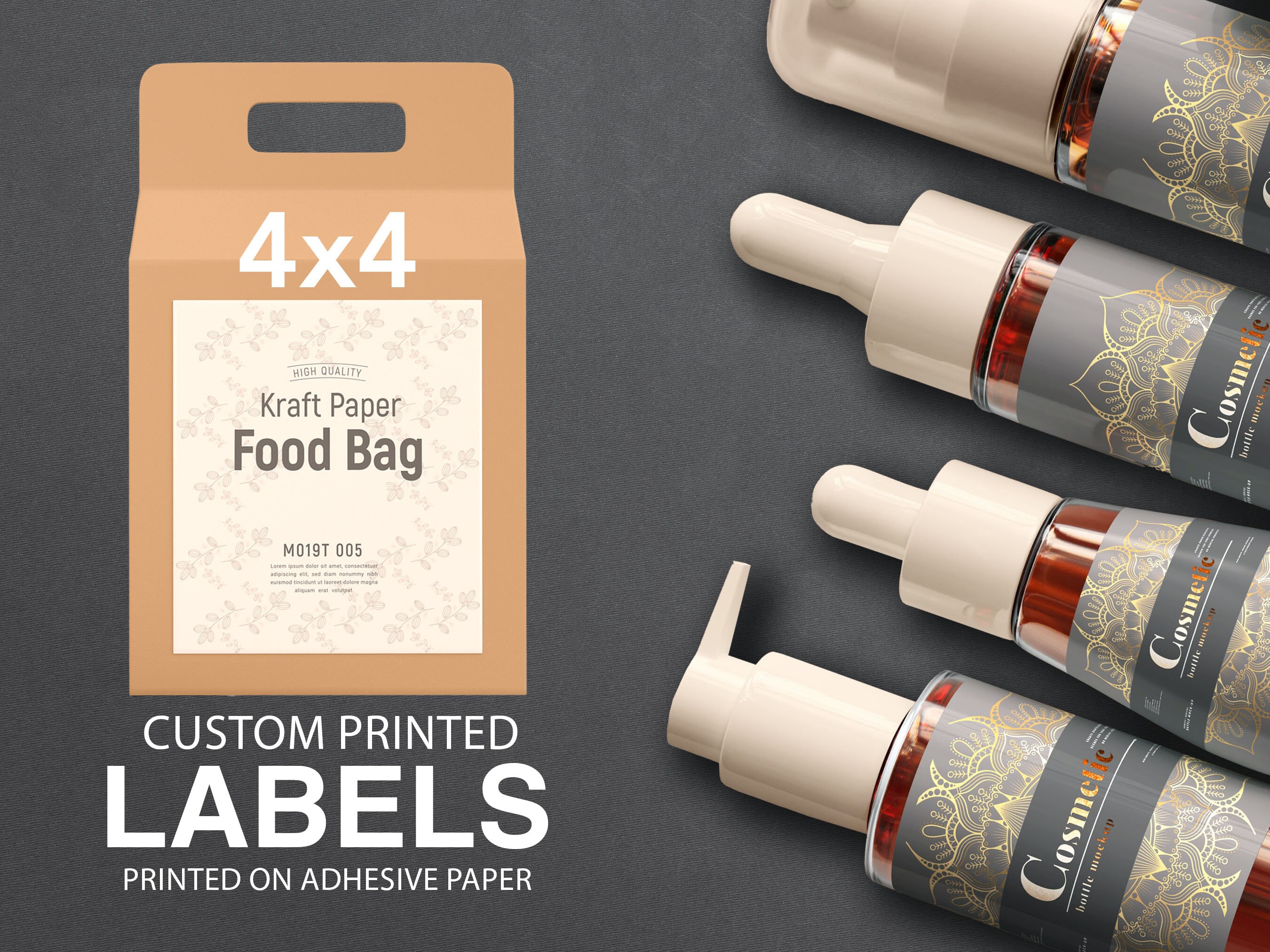 4 Inch Square Labels, Jar Labels, Product Labels, Labels, Personalized ...