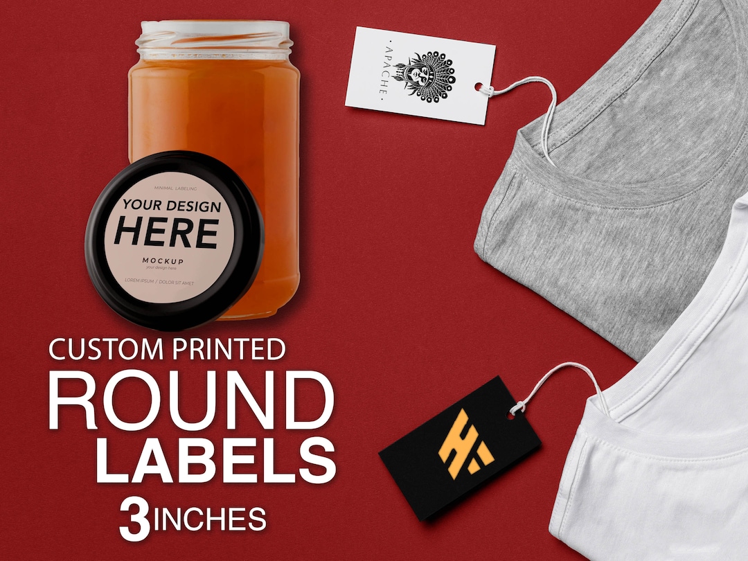 3 Inch Round Labels, Custom Labels, Custom Stickers, Round Stickers ...