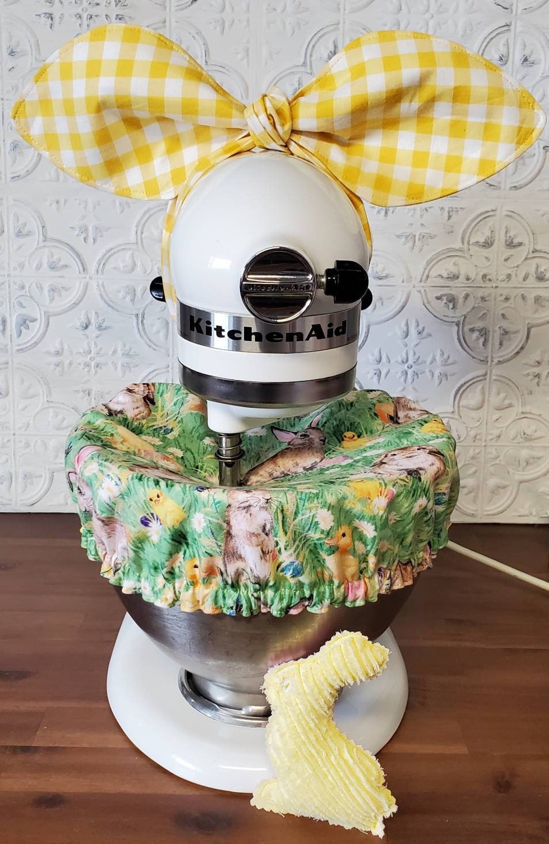 Kitchenaid Bowl Cover Easter Bunny Chicks Ducks/bowl Cover/bowl and Bow ...