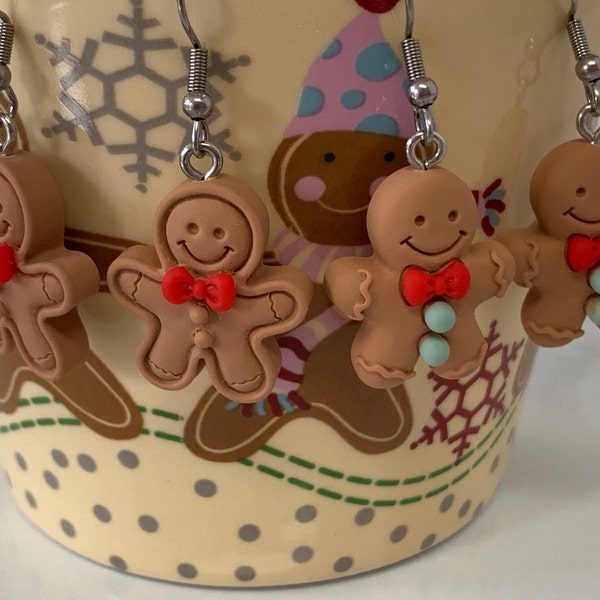 Gingerbread Earrings - Etsy