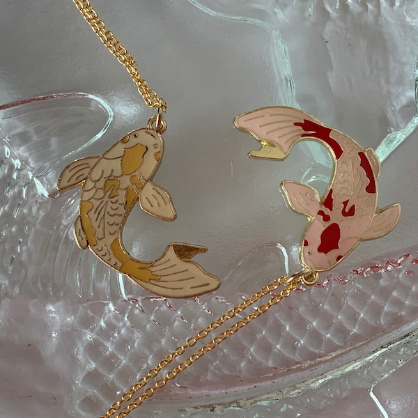 Koi Fish Necklace - Etsy
