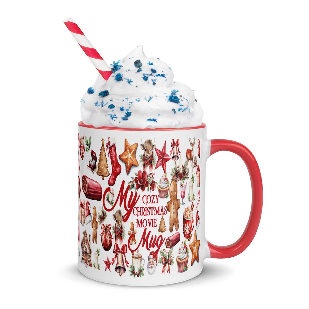 My Cozy Christmas Movie Mug Holiday Coffe Cup Christmas - Etsy
