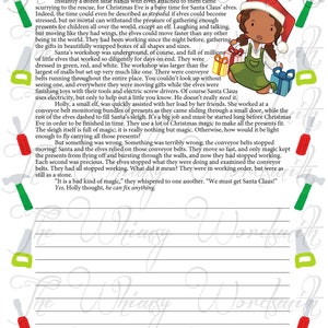 Kids Christmas Printables, Santa's Workshop Story Starter, Fun Kids ...