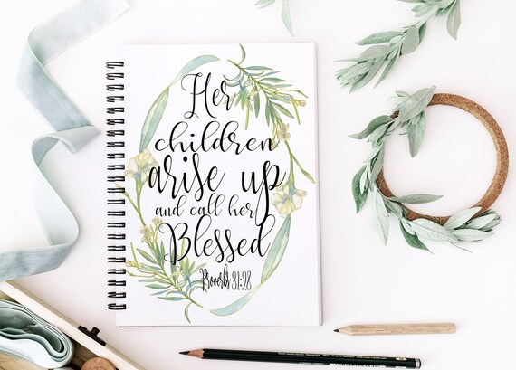 Proverbs 31 Gift Proverbs 31 Mom Gift Mom Gift Mom Spiral - Etsy