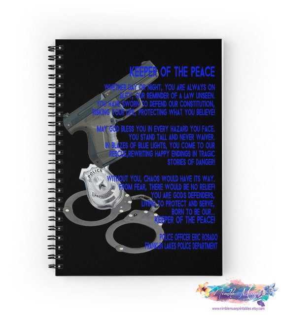 Police Officer Gift Police Notebook Policeman Gifts Cop | Etsy